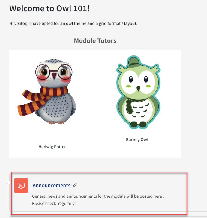 Finding Your Announcements forum | MyQMUL