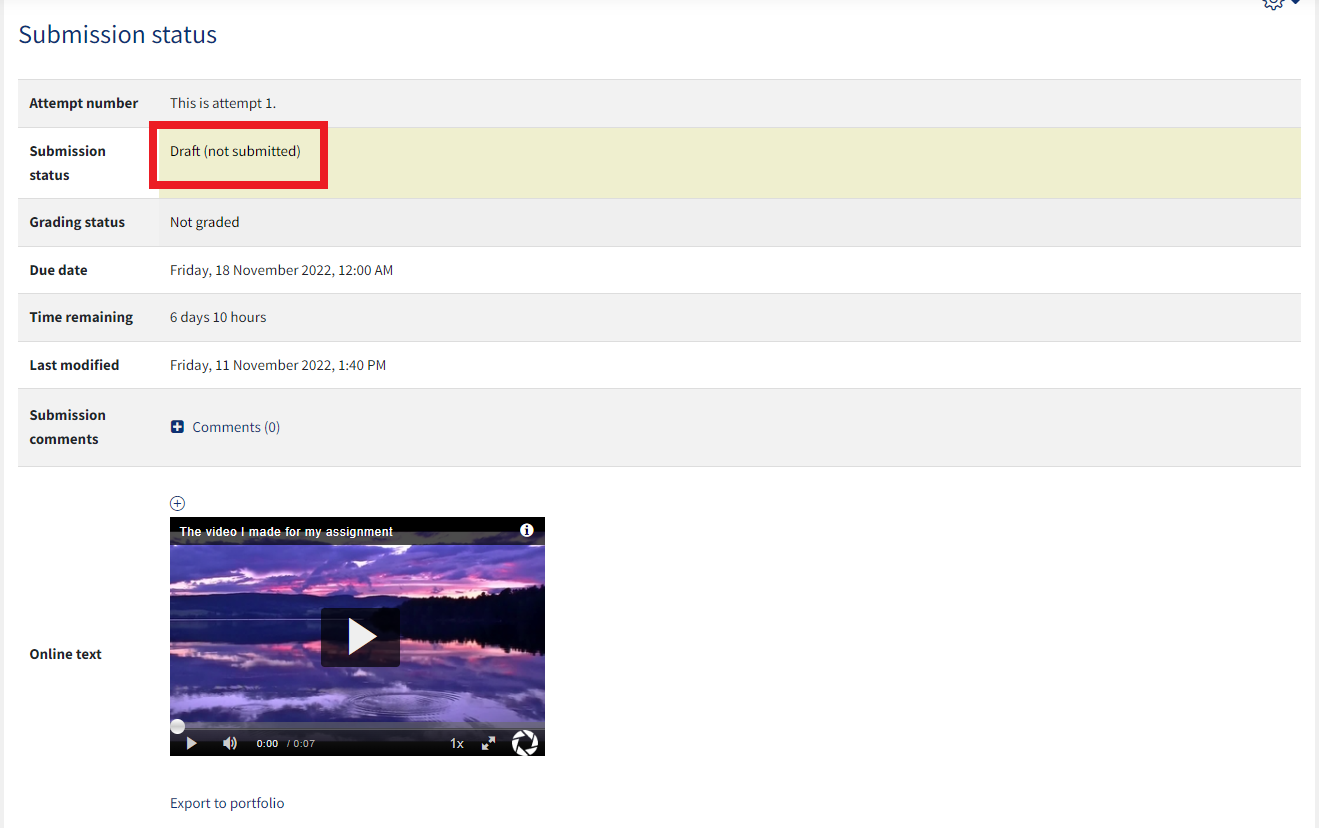 Submitting your video as an assignment | MyQMUL