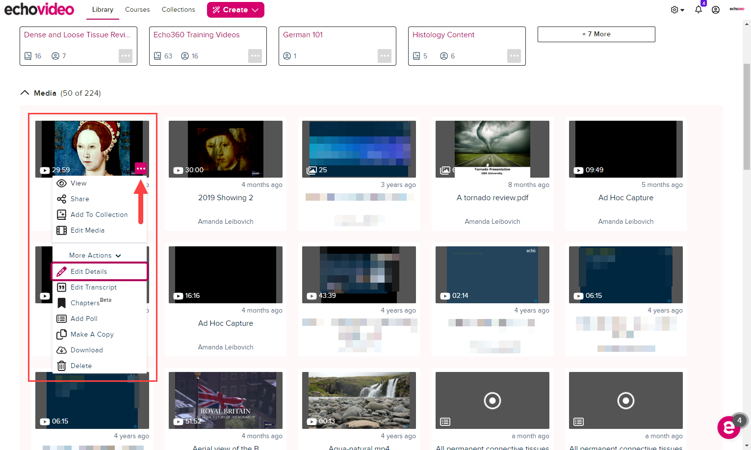 Navigating Echovideo | MyQMUL