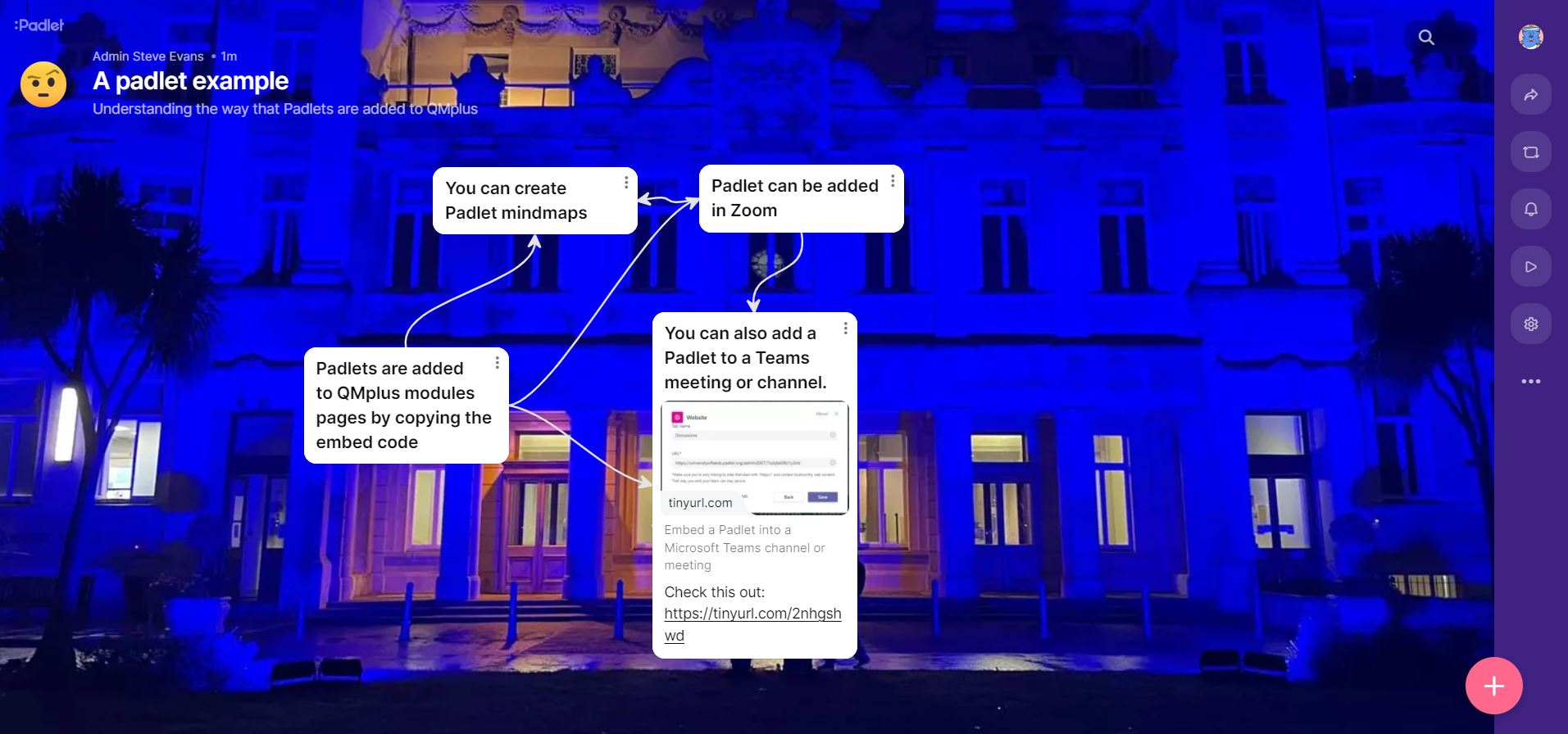 An overview of Padlet | MyQMUL