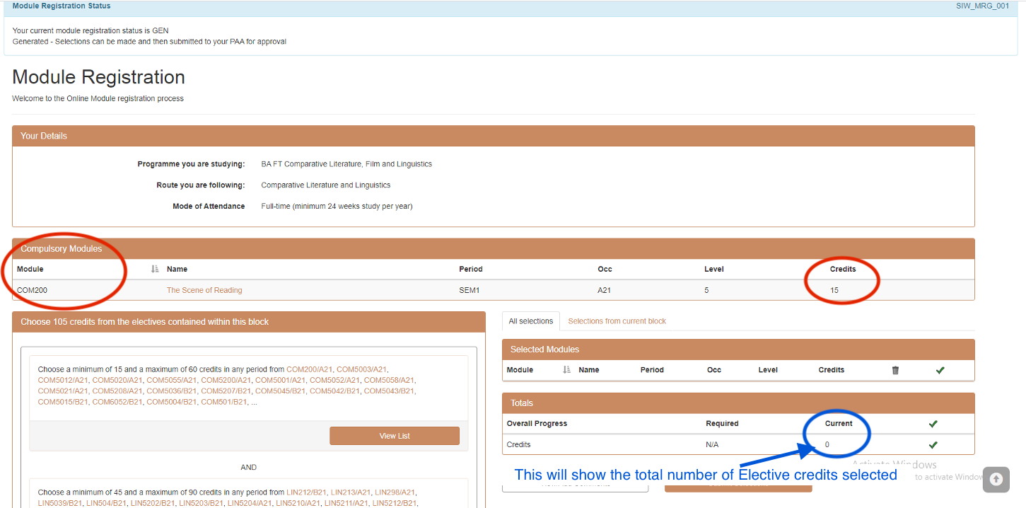 Course: School of the Arts - Module Registration 2025/26 | MyQMUL